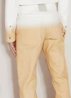 LANVIN Gradient-effect Twisted Jeans