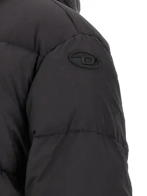 DIESEL® W-rolfys-wrd' Down Jacket - Black