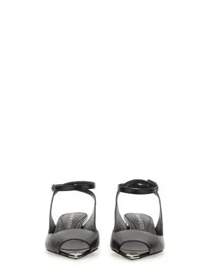 Alexander McQueen Leather Punk Sandal