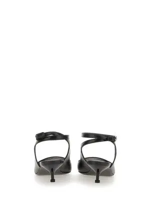 Alexander McQueen Leather Punk Sandal