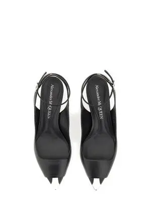 Alexander McQueen Leather Punk Sandal