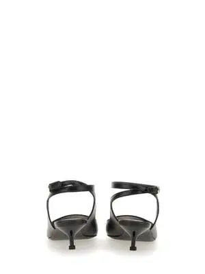 Alexander McQueen Leather Punk Sandal