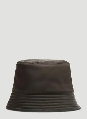 Prada Nylon Logo Bucket Hat