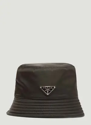 Prada Prada Nylon Bucket Hat Black