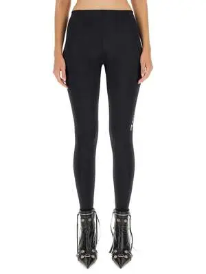 Balenciaga Sporty B Activewear Leggings - Black
