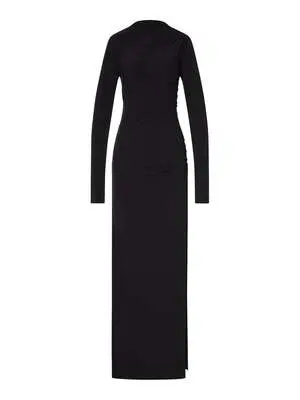 Andamane Sophie Long Dress With Open Back - Black