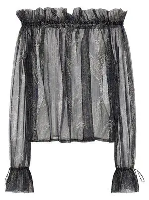 Saint Laurent Lurex Blouse - Multicolor
