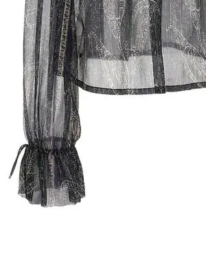 Saint Laurent Lurex Blouse - Multicolor