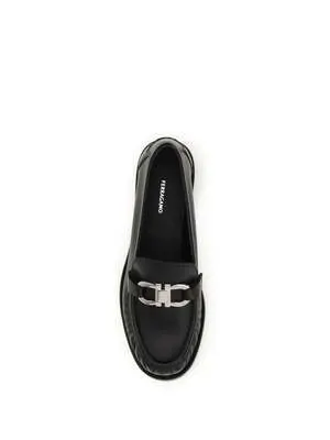 FERRAGAMO Leather Loafers