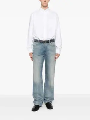 Givenchy Classic Fit Long Sleeve Shirt ` Jacquard - Multicolor