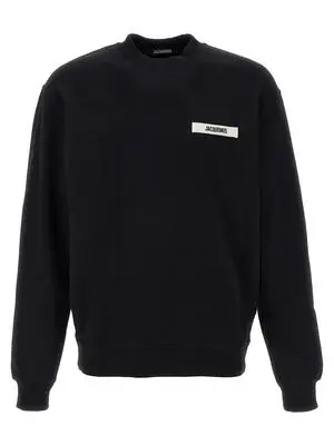 Jacquemus Le Sweatshirt Gros Grain' Sweatshirt - Black