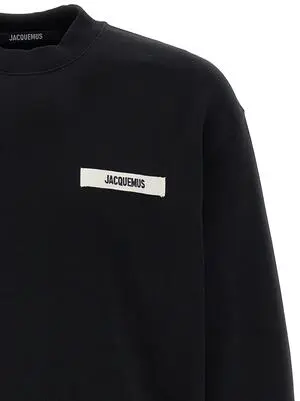 Jacquemus Le Sweatshirt Gros Grain' Sweatshirt - Black