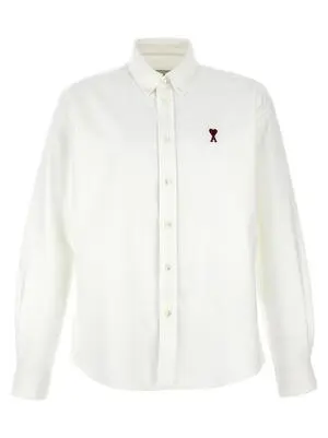 AMI Paris De Coeur' Shirt - Red