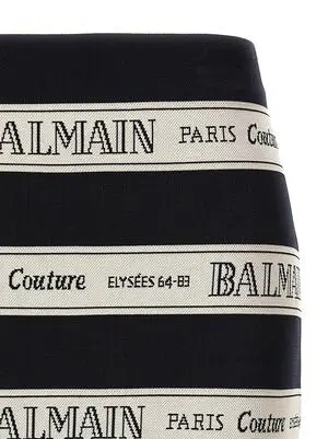 Balmain Nastro Mini Skirt