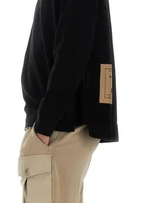 TEN C Sweatshirt With Logo - Black