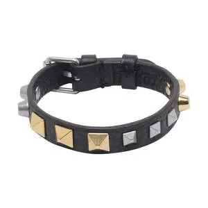 Valentino Garavani Rockstud Bracelet With Studs - Black