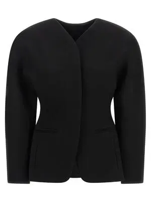 Jacquemus La Veste Ovalo' Blazer - Black