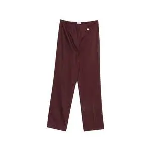 Burberry BURBERRY Tailored Wool Twill Trousers Red
