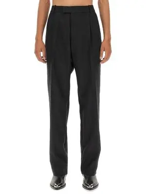 Alexander McQueen Wool Pants - Black