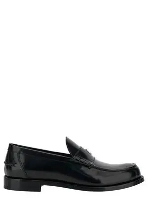 Givenchy Black Loafers With 4g Detail In Leather - Multicolor