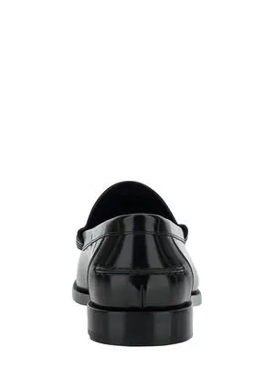 Givenchy Black Loafers With 4g Detail In Leather