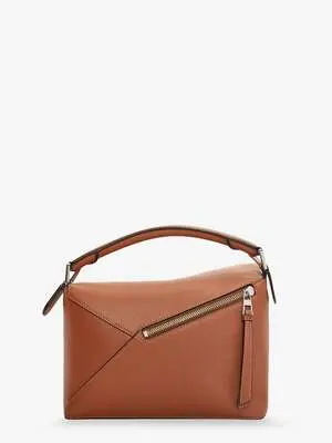 Loewe Puzzle Edge Leather Handbag - Tan