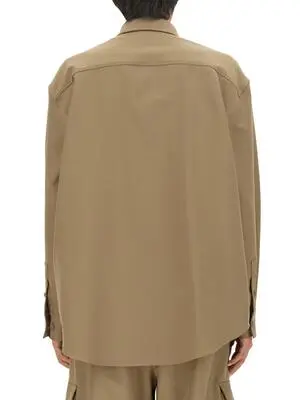Off-White Oversize Fit Shirt - Cream