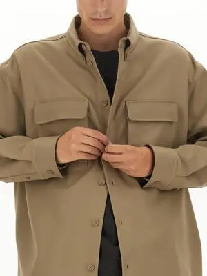 Off-White Oversize Fit Shirt - Cream