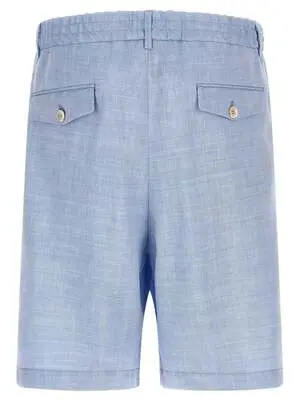 Brunello Cucinelli Chevron Bermuda Shorts