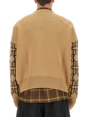 Palm Angels Cotton Jacquard Sweater