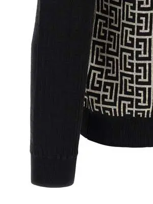 Balmain Pb Monogram Mesh