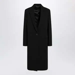 TOTEME Garderob Oversized Wool Coat - Black