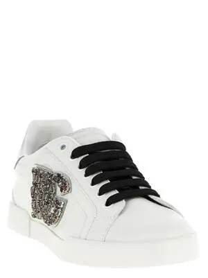 Dolce & Gabbana Portofino Sneakers - Silver