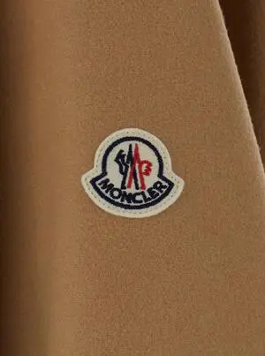 Moncler Blend Wool Cape - Cream