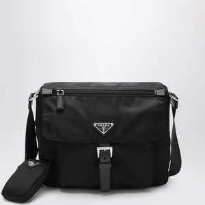 Prada Re-nylon Crossbody Bag - Black