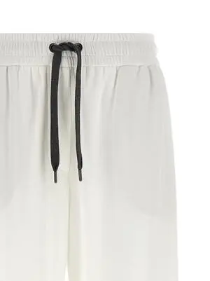 Brunello Cucinelli Wide Leg Track Trousers