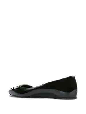 ROGER VIVIER Trompette Leather Ballets