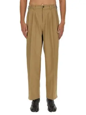 MAISON MARGIELA Wool Pants - Cream