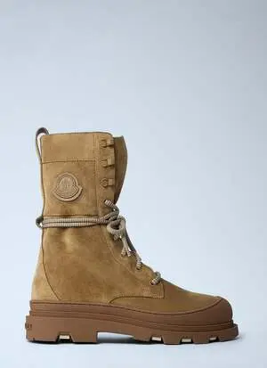 Moncler Moncler Women Vera Logo Patch Boots Multicolor