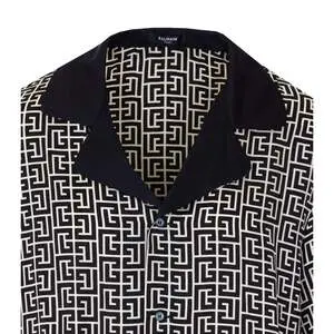 Balmain Pajama Shirt Varsity