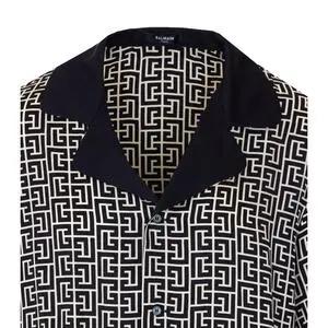 Balmain Pajama Shirt Varsity
