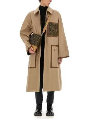 Fendi Fabric Trench Coat