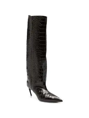 Attico Lea Leather Boots
