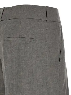 Peserico Pescarico Wide Leg Tailored Trousers - Gray