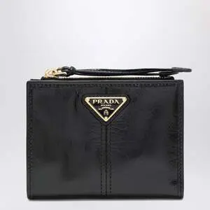 Prada Leather Small Wallet - Black