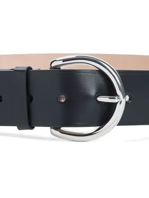 Phoebe Philo Round Buckle Leather Belt