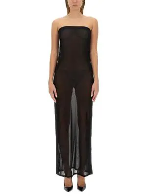 Saint Laurent Strapless Dress