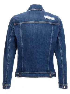 Dolce & Gabbana Distressed Denim Jacket