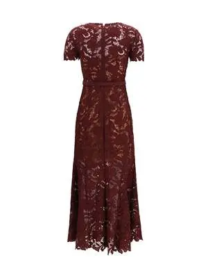 SELF-PORTRAIT Midi Lace Dress