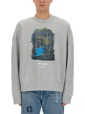 Palm Angels Hunting In The Forest Sweatshirt - Gray